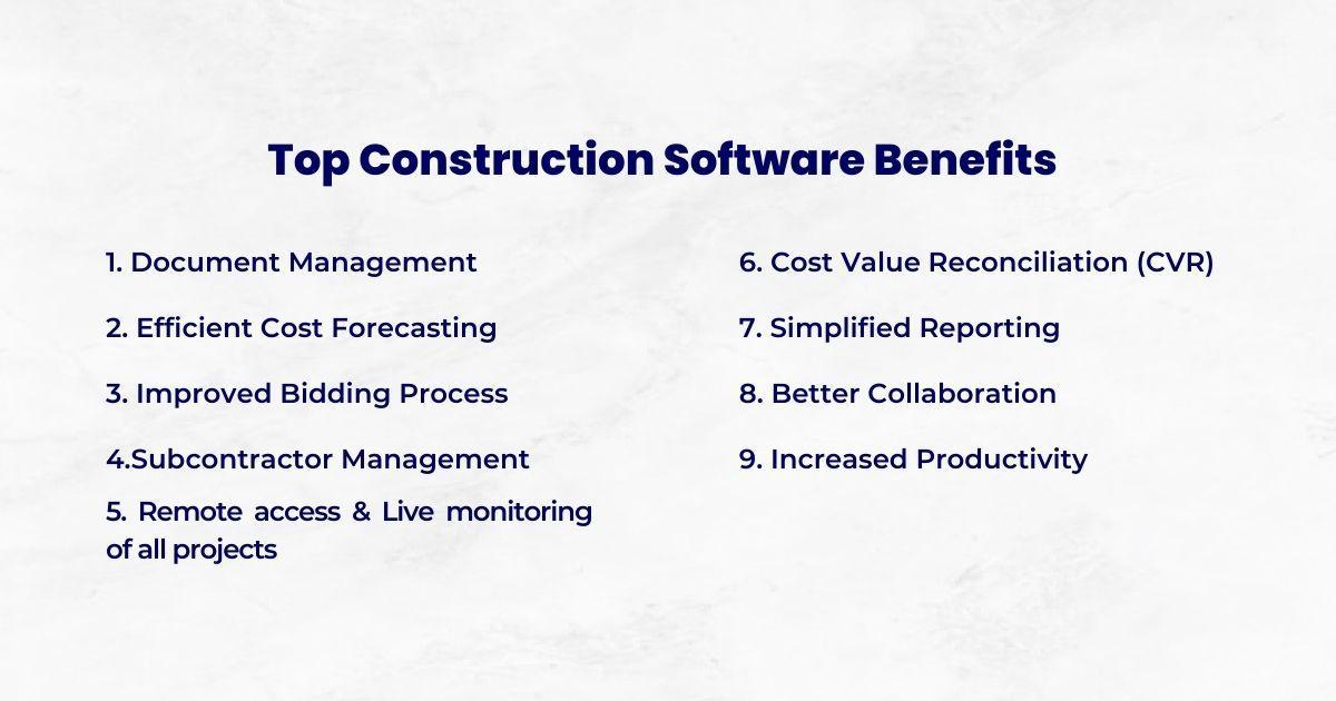 Benefits of Construction Management Software | EZYPRO