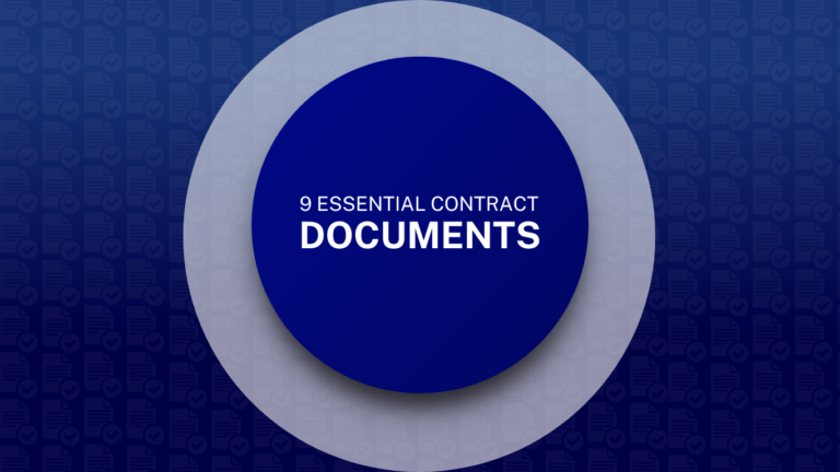 9 Key Elements of a Construction Contract Documents | EZYPRO